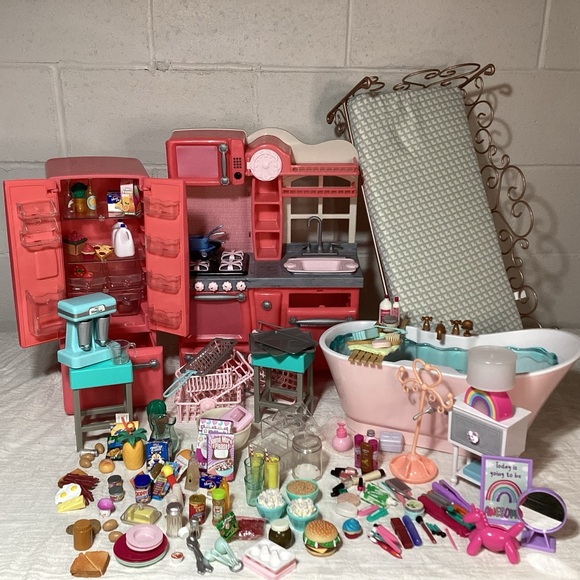 Our Generation | Toys | Our Generation Kitchen Set Bedroom Set Bath Set ...